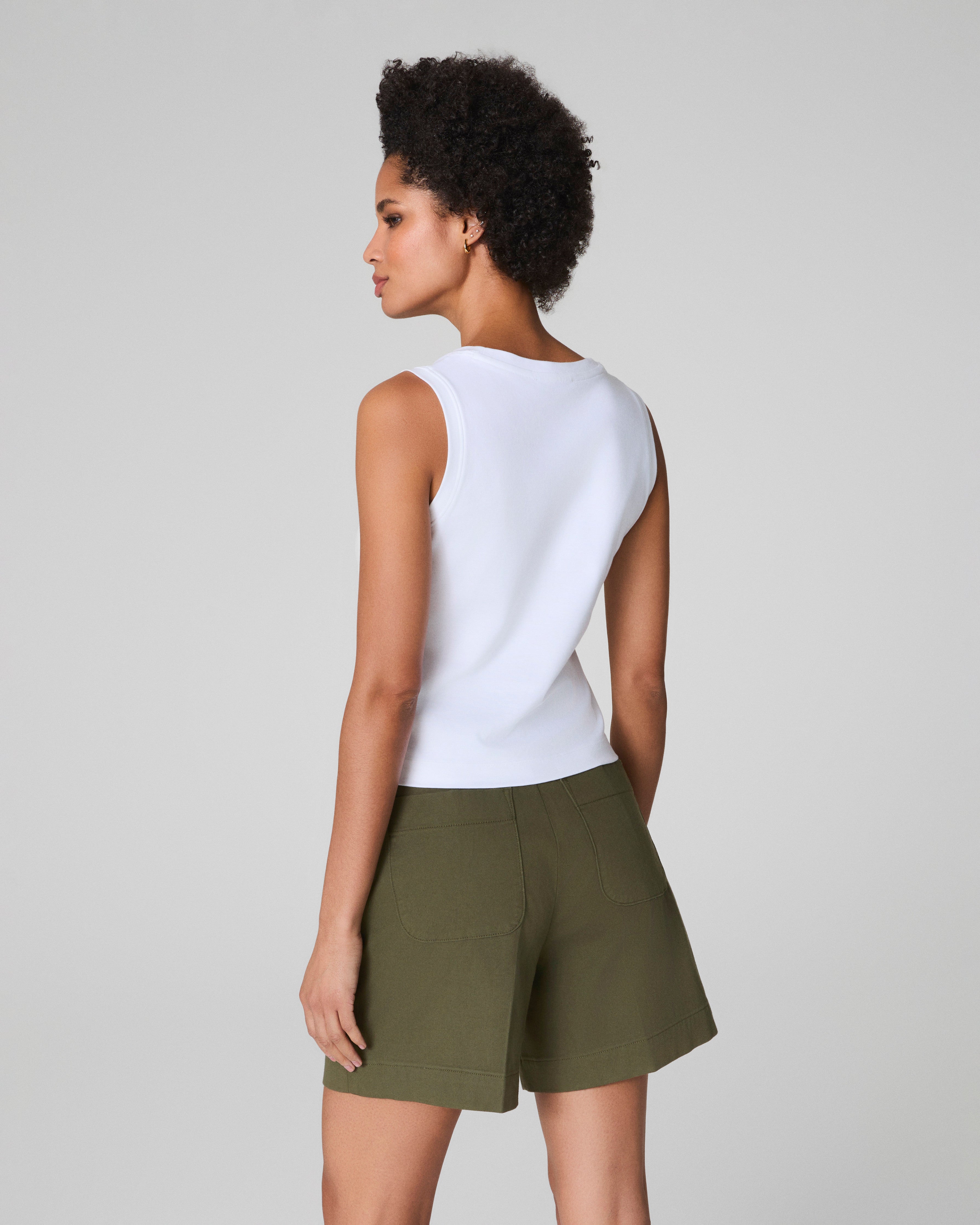 Cotton Crewneck Tank – Soft, Classic & Everyday Essential | SPANX